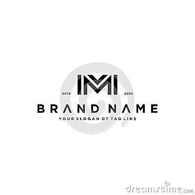 Letter IMI Logo Design Concept Vector | CartoonDealer.com #202123369