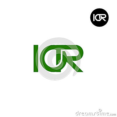 Letter IOR Monogram Logo Design Cartoon Vector | CartoonDealer.com ...