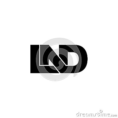 Letter LAD Simple Monogram Logo Icon Design. Vector Illustration ...