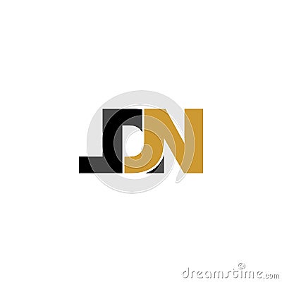 Letter LDN Simple Monogram Logo Icon Design. Vector Illustration ...