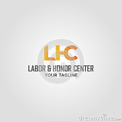 Letter LHC Vector Logo Design | CartoonDealer.com #184827372