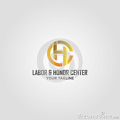 Letter LHC Vector Modern Logo Design | CartoonDealer.com #184827374