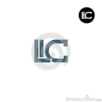 Letter LIC Monogram Logo Design Vector Illustration | CartoonDealer.com ...