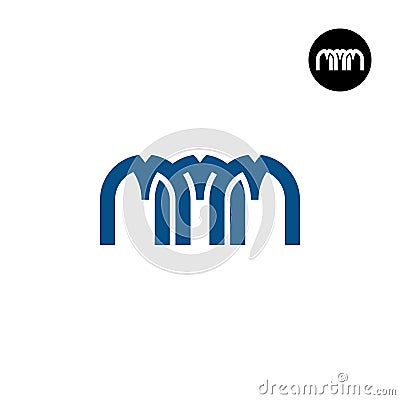 Letter MMM Monogram Logo Design Vector Illustration | CartoonDealer.com ...