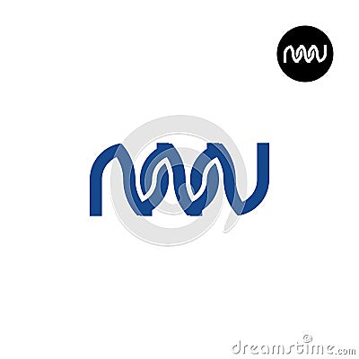 Letter NNN Monogram Logo Design Vector Illustration | CartoonDealer.com ...