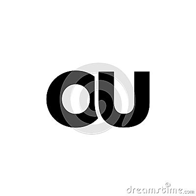 Letter O And U, OU Logo Design Template. Minimal Monogram Initial Based ...