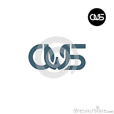 Letter OWS Monogram Logo Design Vector Illustration | CartoonDealer.com ...