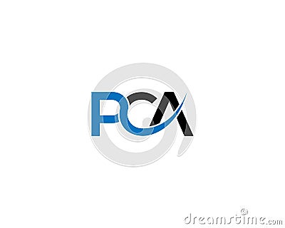 Letter PCA Logo Icon Design Idea Concept Cartoon Vector | CartoonDealer ...