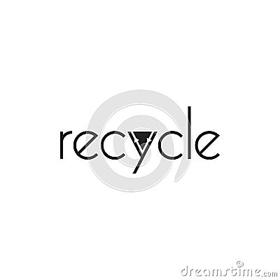 Letter Recycle Arrow Modern Logo Symbol Icon Vector Graphic Design ...