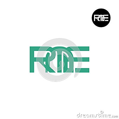 Letter RME Monogram Logo Design Cartoon Vector | CartoonDealer.com ...