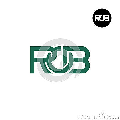 Letter ROB Monogram Logo Design Vector Illustration | CartoonDealer.com ...