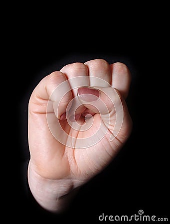 Letter S In Sign Language Royalty-Free Stock Photo | CartoonDealer.com ...