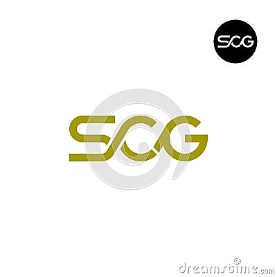 Letter SCG Monogram Logo Design Vector Illustration | CartoonDealer.com ...