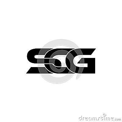 Letter SCG Simple Monogram Logo Icon Design. Cartoon Vector ...