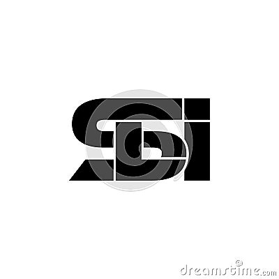 Letter SLI Simple Monogram Logo Icon Design. Royalty-Free Cartoon ...