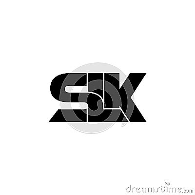 Letter SLK Simple Monogram Logo Icon Design. Vector Illustration ...