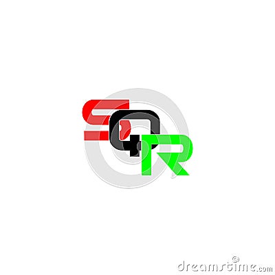 Letter SQR For Company Design Logo Branding Letter Element Stock Image ...