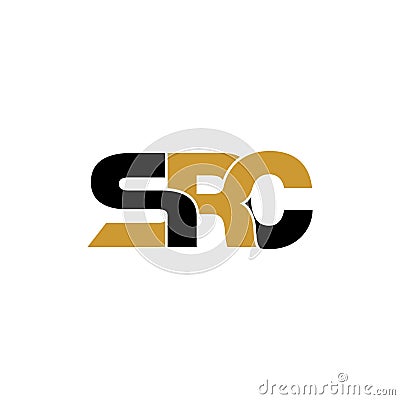 Letter SRC Simple Monogram Logo Icon Design. Vector Illustration ...