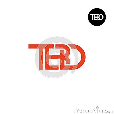 Letter TBD Monogram Logo Design Vector Illustration | CartoonDealer.com ...