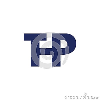 Letter Thp Simple Geometric Line Logo Vector | CartoonDealer.com #143955741