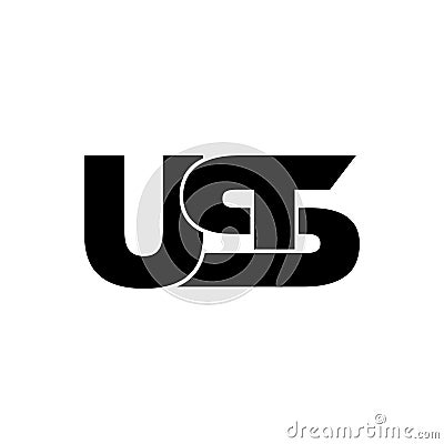 Letter UST Simple Monogram Logo Icon Design. Vector Illustration ...