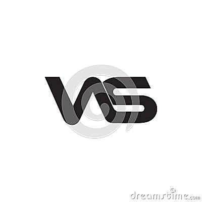 Letter Vas Simple Line Design Geometric Symbol Logo Vector ...