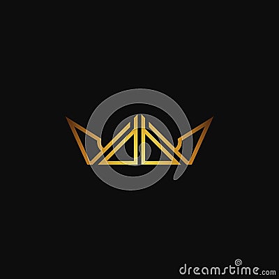 Letters DB Crown Logo Design Vector | CartoonDealer.com #280050163