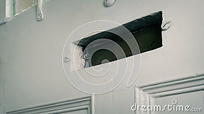Letters Posted through Door Inside View Stock Footage - Video of junk ...
