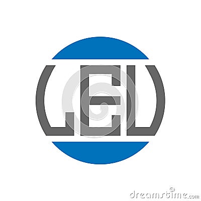 LEV Letter Logo Design On White Background. LEV Creative Initials ...