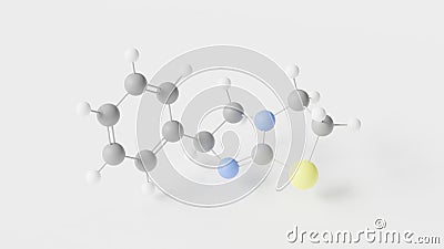 Levamisole Molecule 3d, Molecular Structure, Ball And Stick Model ...