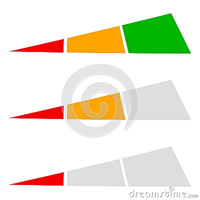 Level, Progress Bar, Indicator. Low-high Progression, Guage, Meter And ...