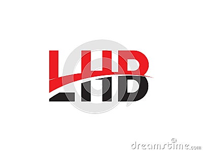 LHB Letter Initial Logo Design Vector Illustration | CartoonDealer.com ...