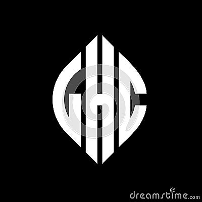 LHC Circle Letter Logo Design With Circle And Ellipse Shape. LHC ...