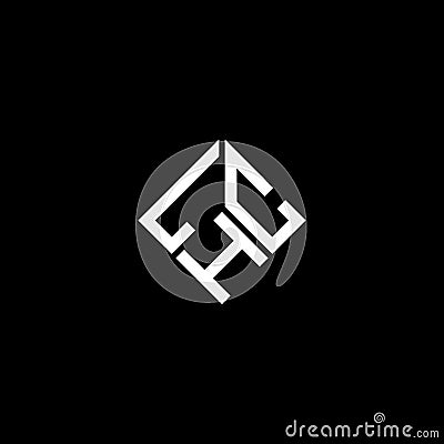 LHC Letter Logo Design On Black Background. LHC Creative Initials ...