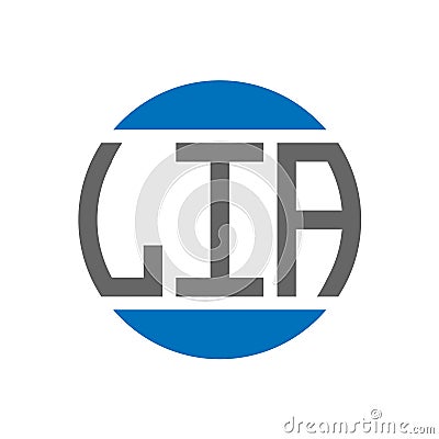LIA Letter Logo Design On White Background. LIA Creative Initials ...
