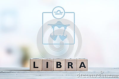 Libra Star Sign On A Table Stock Photography | CartoonDealer.com #67957742