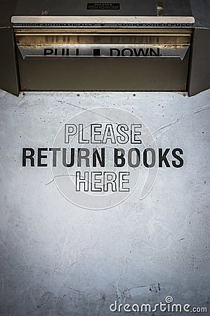 Library Book Return Box Royalty-Free Stock Photography | CartoonDealer ...