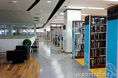 Library stock photo. Image of bookshelves, books, campus - 2010294