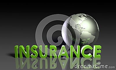 3d insurance over risk stock illustration. Illustration of liability ...