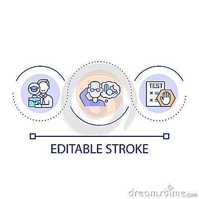 Lifelong Learning Loop Concept Icon Cartoon Vector | CartoonDealer.com ...