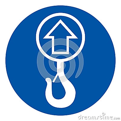 Lift Point Symbol Sign,Vector Illustration, Isolated On White ...