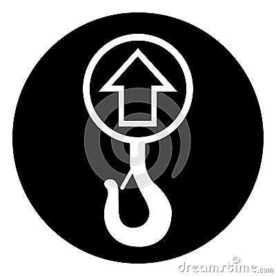 Lift Point Symbol Sign,Vector Illustration, Isolated On White ...