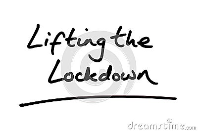 Lifting The Lockdown Stock Image | CartoonDealer.com #182054419