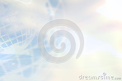Light Blue Globe Background Stock Photo - Image: 11394610