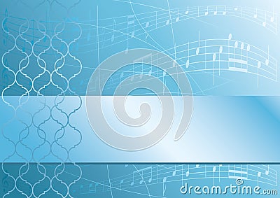 Light Blue Music Abstract Background - Vector Royalty Free Stock ...