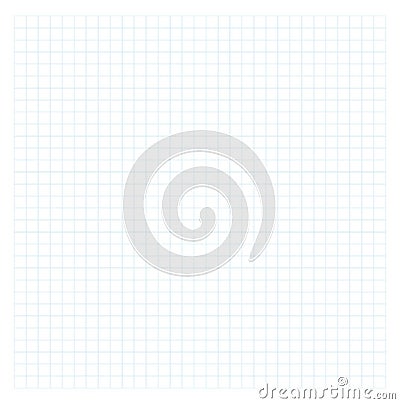 Light Blue Square Grid Paper Vector Background. Math Sheet Blank ...