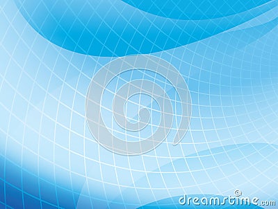 Light Blue Wavy Background With Grid - Vector Royalty Free Stock Image ...