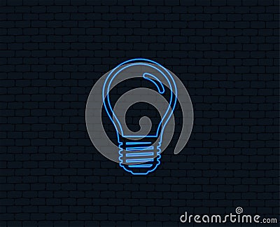 Light Bulb Icon. Lamp E27 Socket Symbol. Cartoon Vector | CartoonDealer ...