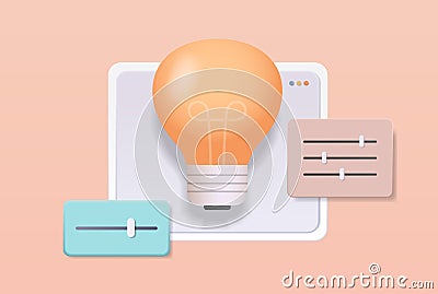 Light Lamp Computer App User Settings System Adjust Control Panel ...