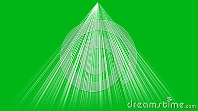 Light Rays on Green Screen Background Motion Graphic Effects. Stock ...